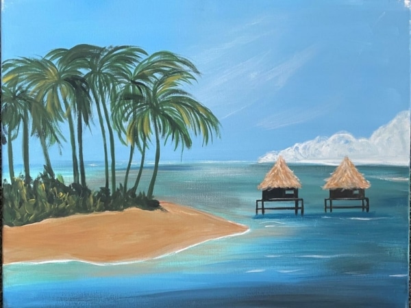 Fort Myers Wine and Paint – Dream Vacation - Wine and Canvas - Florida